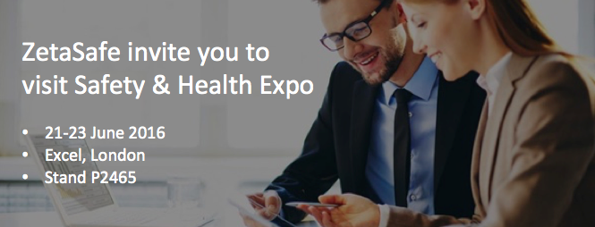 Safety & Health Expo ExCel London, 21-23 June Stand P2465